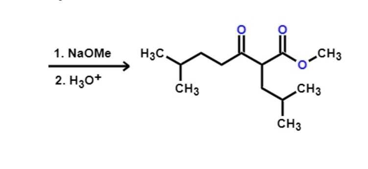 SOLVED:1. NaOMe H3C _ CH3 0 2 Haot CHa CH3 CH3