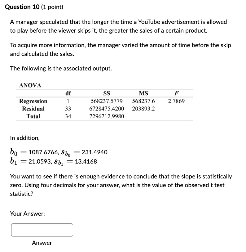 the given text appears to be a question related to statistical analysis ...