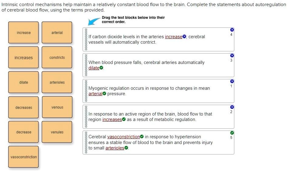 SOLVED: Intrinsic control mechanisms help maintain a relatively ...