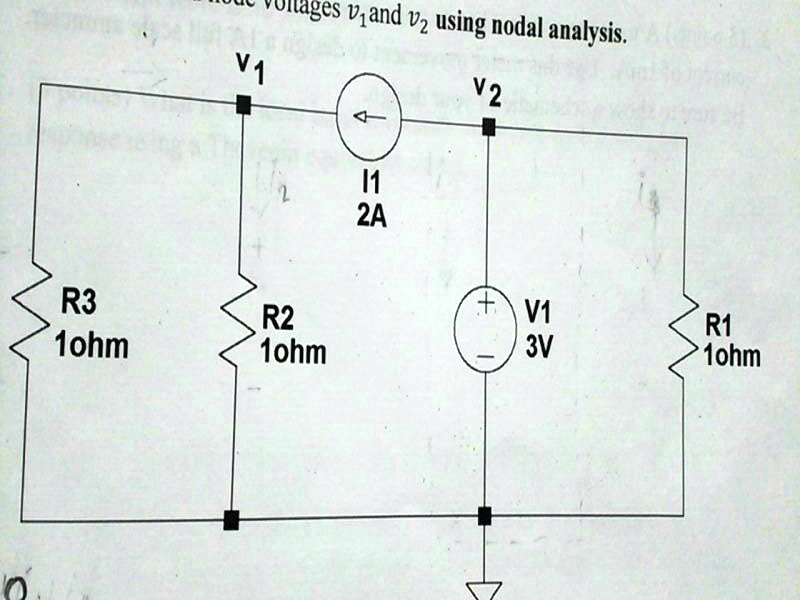 VIDEO solution: To find node voltages v1 and v2 using nodal analysis ... VIDEO solution: To find node voltages v1 and v2 using nodal analysis ...
