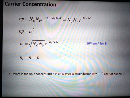 carrierconcentration npn2 nnne e12kt 1010cm 3for si nnp qwhat is the ...