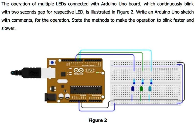 Solved The Operation Of Multiple Leds Connected With Arduino Uno Board Which Continuously