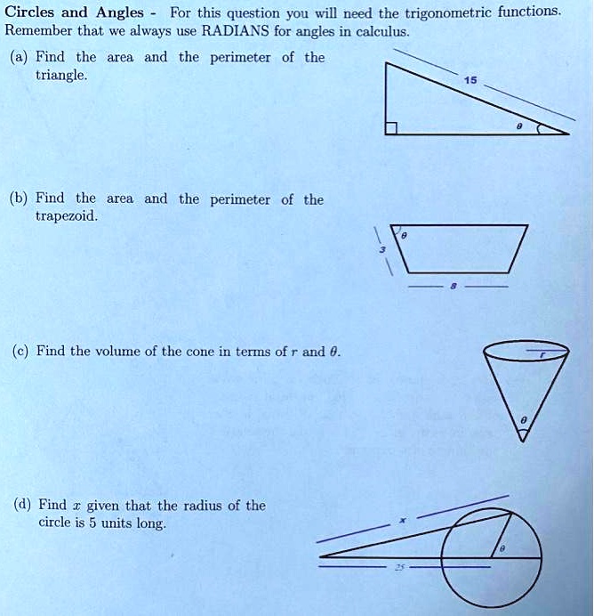 SOLVED: Circles and Angles For this question you will need the ...