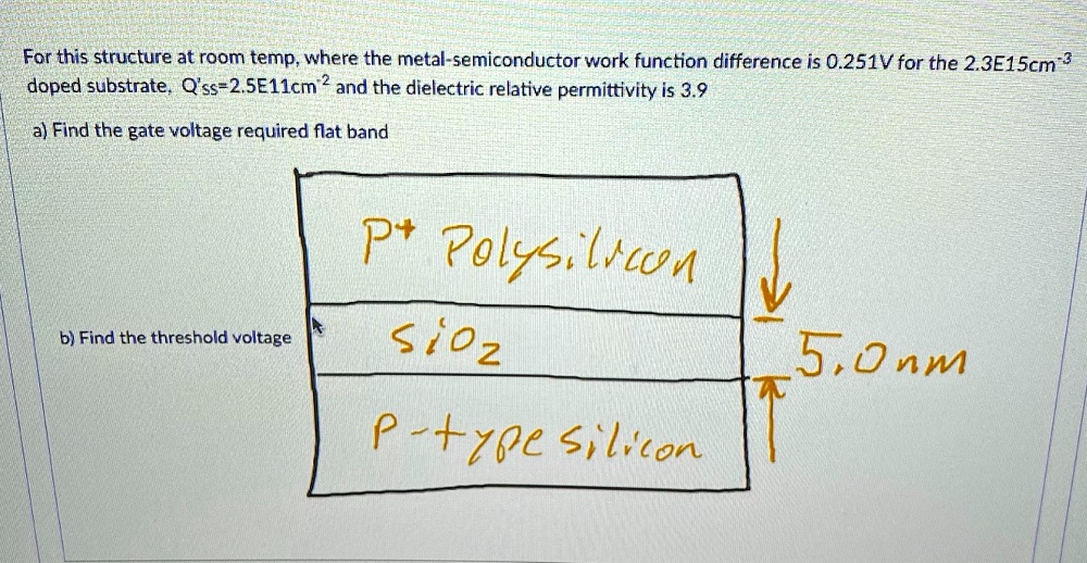 SOLVED: For this structure at room temperature, where the metal ...