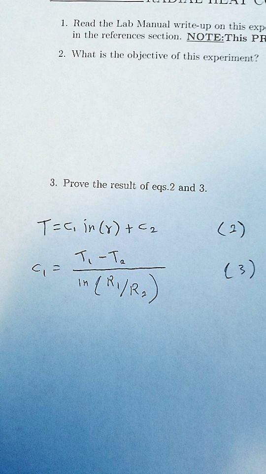 VIDEO solution: Read the Lab Manual write-up on this experiment in the ...