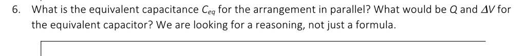 SOLVED: What is the equivalent capacitance Ceq for the arrangement in ...