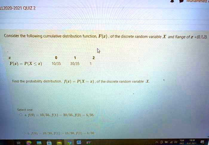 1l2020 2021 quiz 2 consider the following cumulative distribution ...