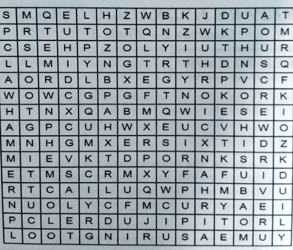 What's More Directions: Find and encircle the words in the word search ...