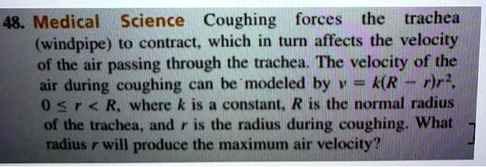 48 medical science coughing forces the trachea windpipe t0 contract ...