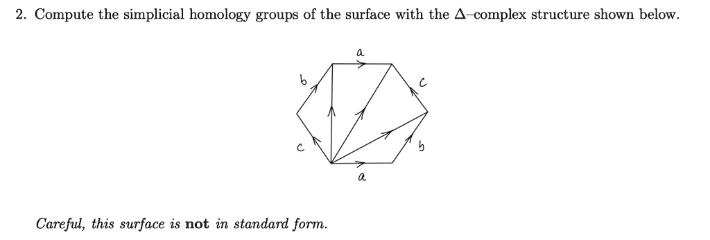 SOLVED: Algebraic topology: Please answer it if you know Simplicial ...