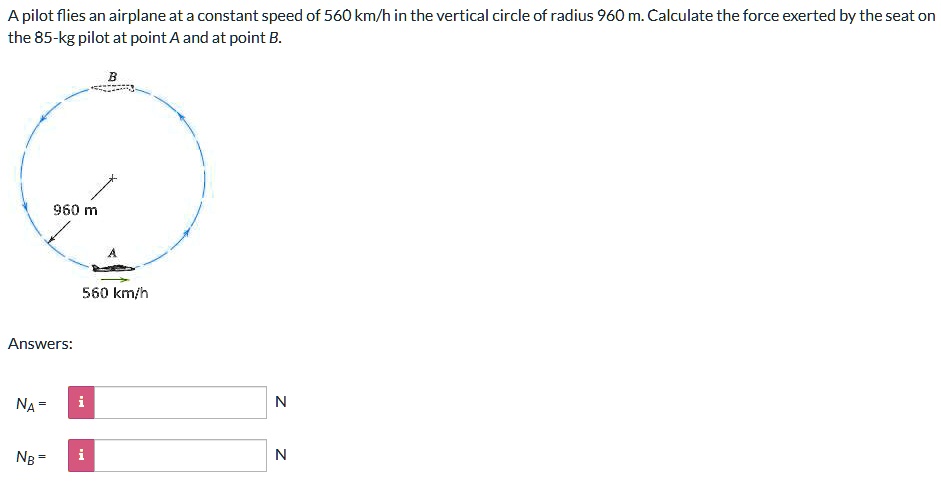SOLVED: A pilot flies an airplane at a constant speed of 560 km/h in a ...