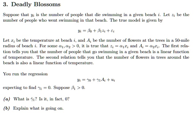 SOLVED: (a) The symbol "?" is not clear and needs to be corrected. It is unclear what the ...