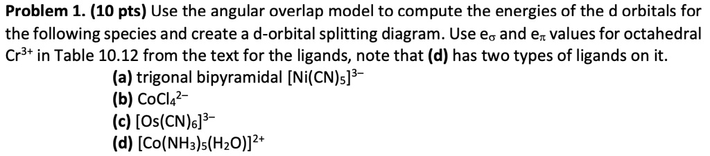 SOLVED: Problem 1. (10 pts) Use the angular overlap model to compute ...