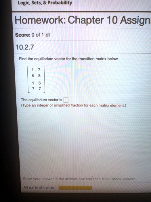 SOLVED: Logic, Sets, Probability Homework: Chapter 10 Assign Score: 0 ... SOLVED: Logic, Sets, Probability Homework: Chapter 10 Assign Score: 0 ...