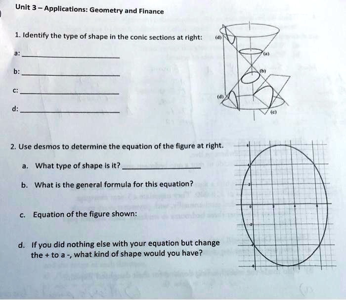 SOLVED: Unit 3 ~ Applications: Geometry and Finance Identify the type ...