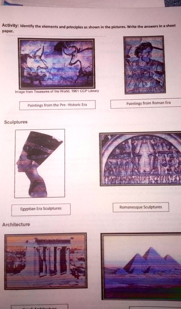 SOLVED: Identify the elements and principles as shown in the picture ...