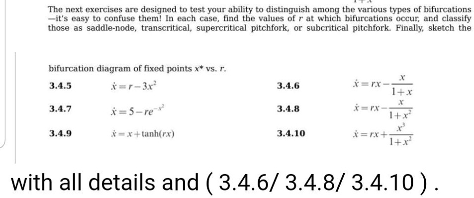SOLVED: The next exercises are designed to test your ability to ...
