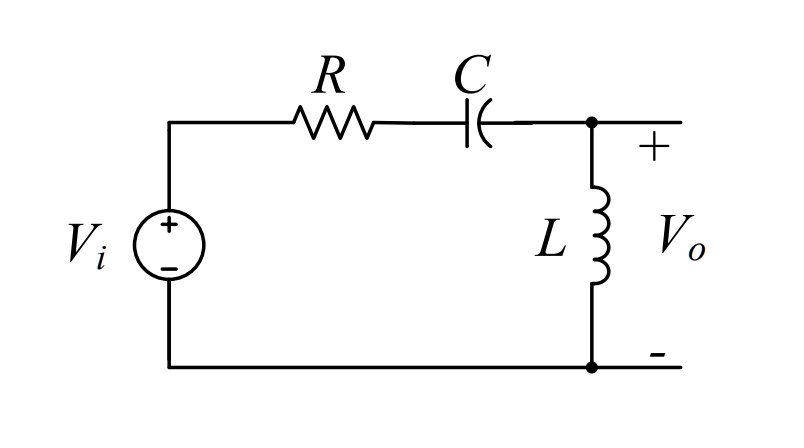SOLVED: Find the transfer function of the following circuit and determine which filter it ...