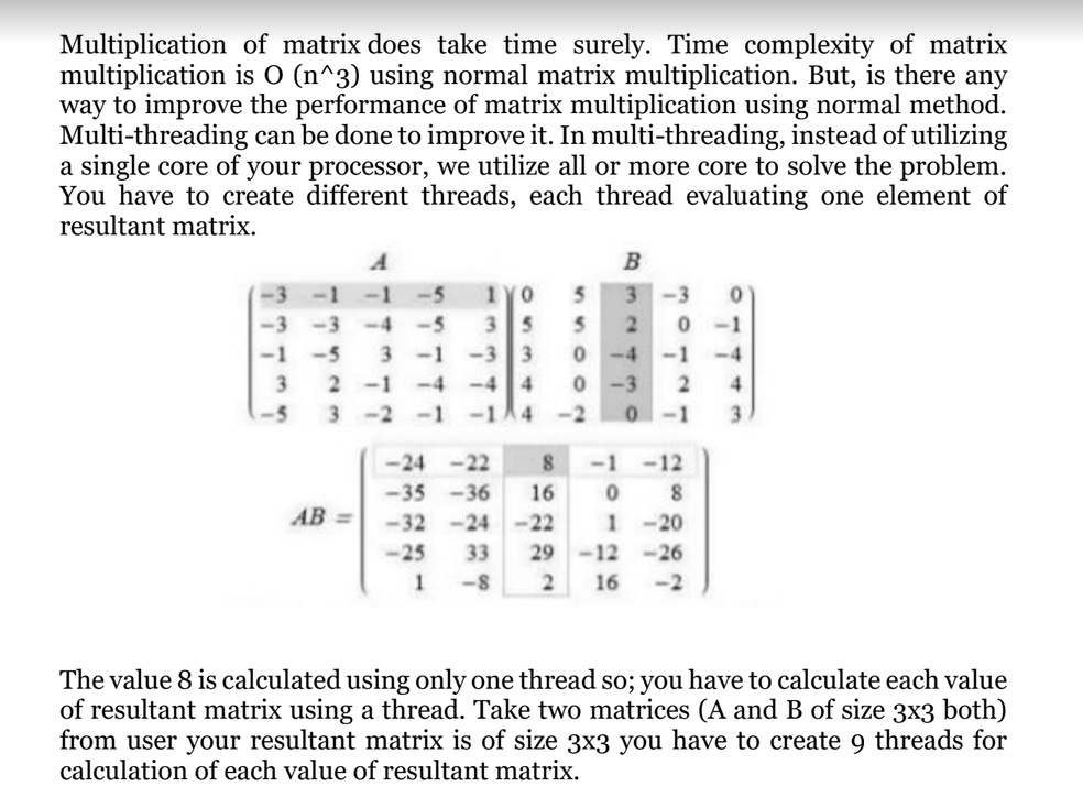 Matrix Multiplication 3x3 In C