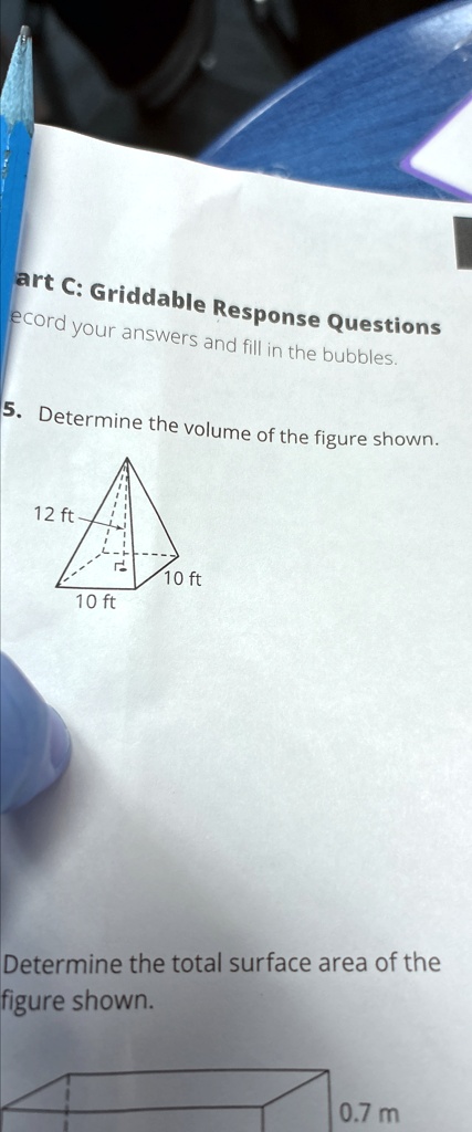 art C: Griddable Response Questions ecord your answers and fill in the ...