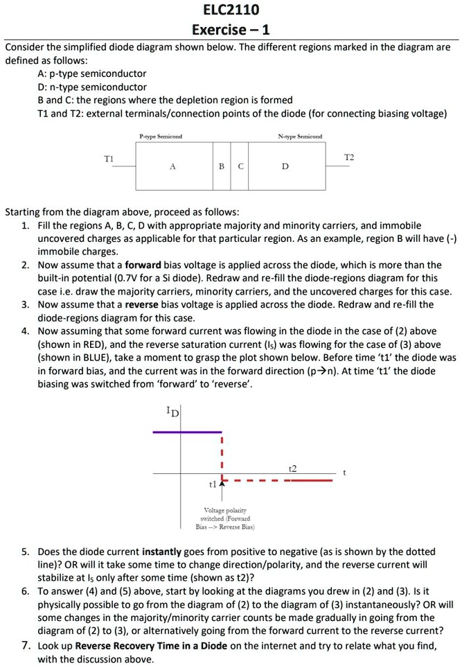 SOLVED: Please solve correctly. It's a humble request. ELC211O Exercise ...