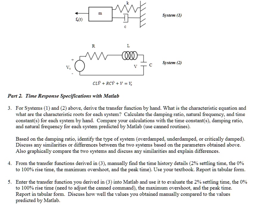2 system 1 system 2 clv rcv vv part 2 time response specifications with ...