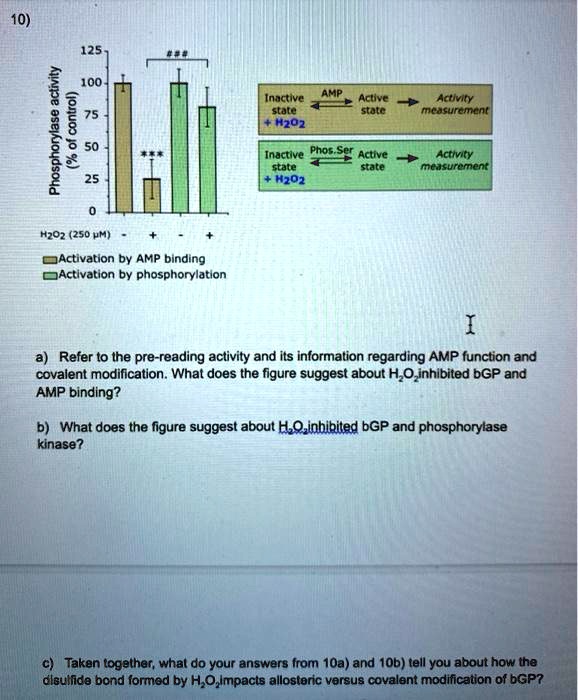 SOLVED: 10) 125 1 100. 1 L 3 50 AMP Inactive Acuive stote statc H202 ...