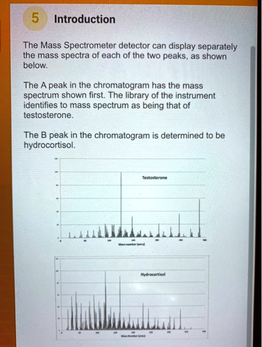 SOLVED: The Mass Spectrometer detector can display separately the mass ...
