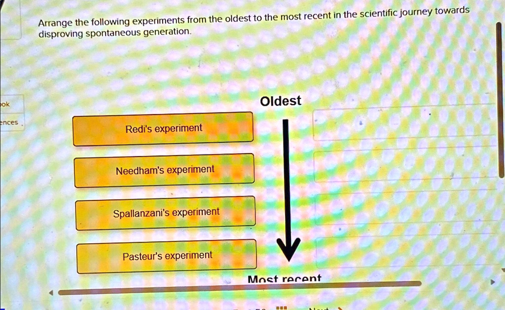 VIDEO solution: Arrange the following experiments from the oldest to ...