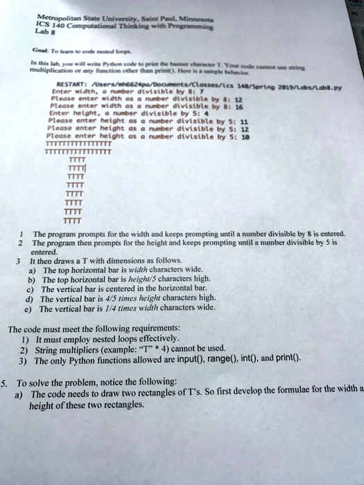 in python code please lab8 in this labyou will wrie python code to print the b multiplication or ...