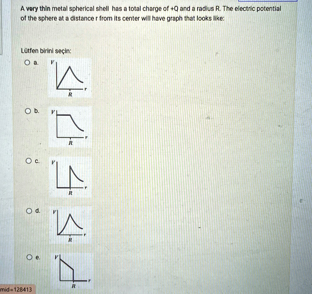 A very thin metal spherical shell has a total charge of +Q and a radius ...