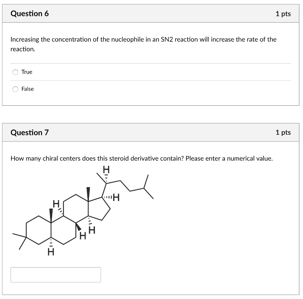 SOLVED: Question 6 1 pts Increasing the concentration of the ... SOLVED: Question 6 1 pts Increasing the concentration of the ...