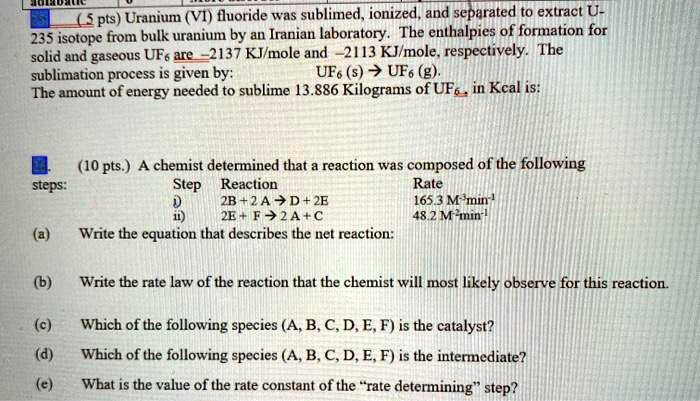 upts uranium vi fluoride was sublimed ionized and separated to extract ...