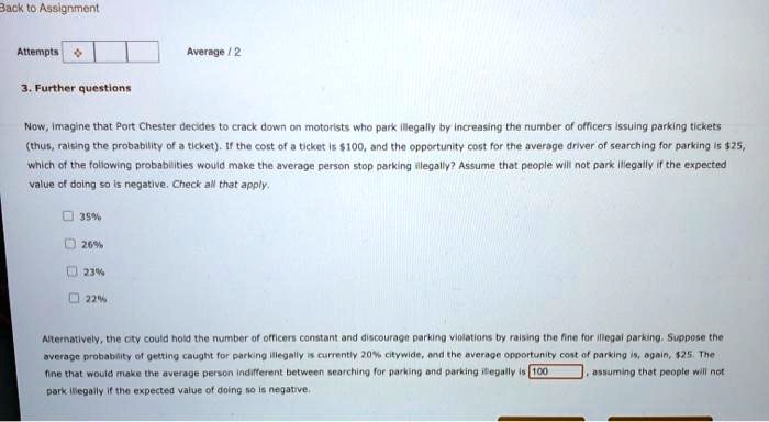 Back to Assignment Attempts 3. Further questions Average/2 Now, Imagine that Port Chester ...