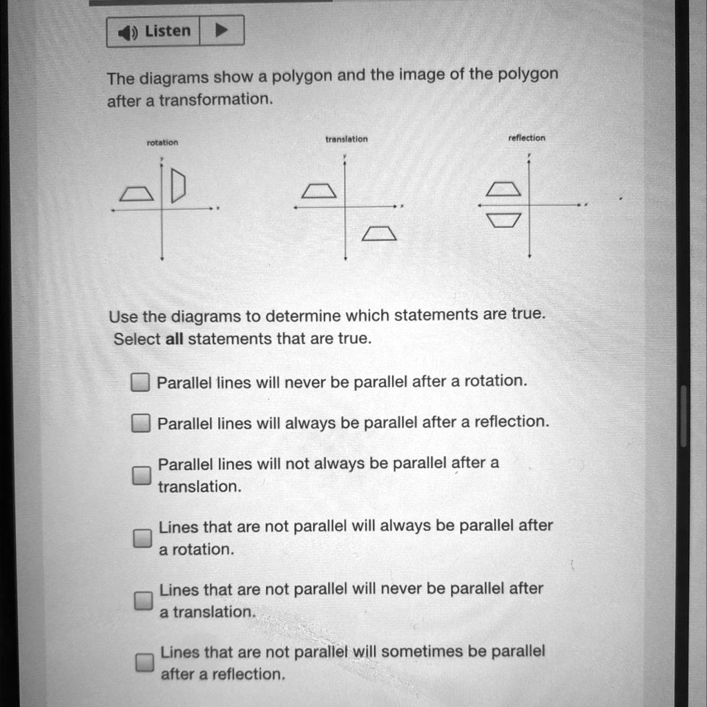 please help dont get at all listen the diagrams show a polygon and the ...