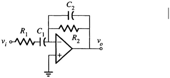 SOLVED: The circuit in the figure below is a PID controller. Determine its transfer function ...