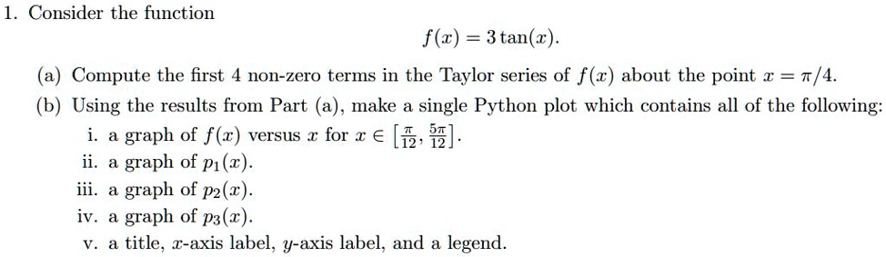Solved Note • Clearly Label All Plots Title X Label Y Label And Legend • When Using