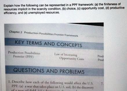 SOLVED: Explain how the following can be represented in a PPF framework ...