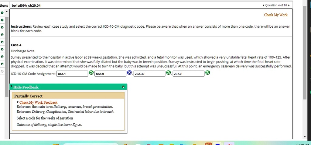 Instructions review each case study and select the correct...