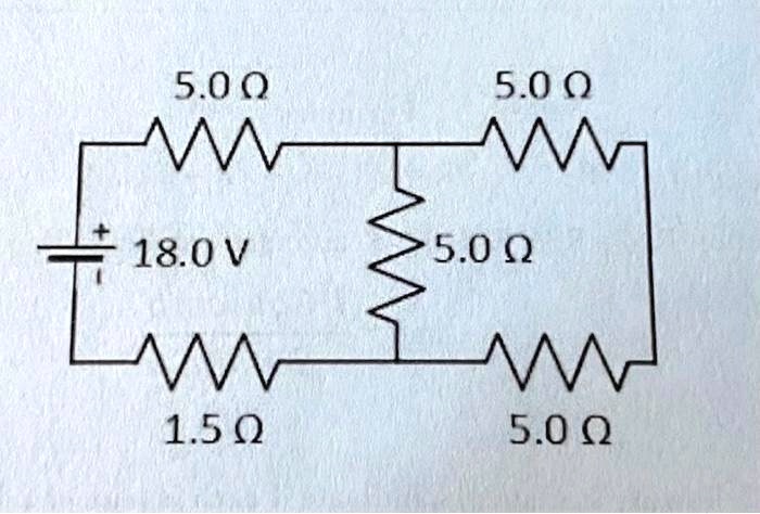 SOLVED: For the resistor circuit shown in Figure above, calculate the ...