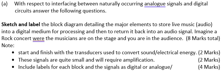 SOLVED: (a) With respect to interfacing between naturally occurring ...