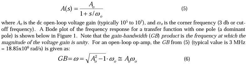 SOLVED: Derive also equation (7) for an inverting amplifier circuit ...