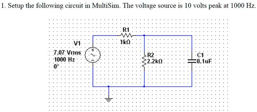 SOLVED: Run a Transient Analysis on the circuit in order to determine the peak current magnitude ...