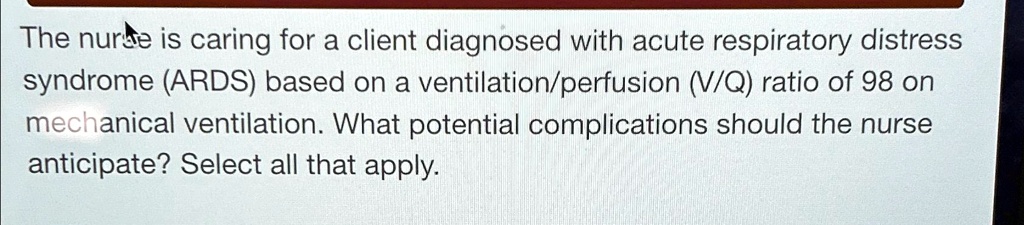 SOLVED: The nurse is caring for a client diagnosed with acute ...