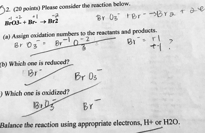 SOLVED:(20 points) Please consider the reaction below. 52 4 0 e +pr 3By ...