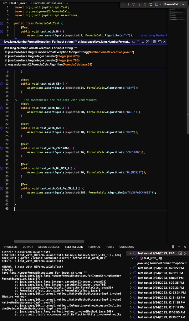 SOLVED: Texts: I'm failing the test, what am I doing wrong? Please help ...