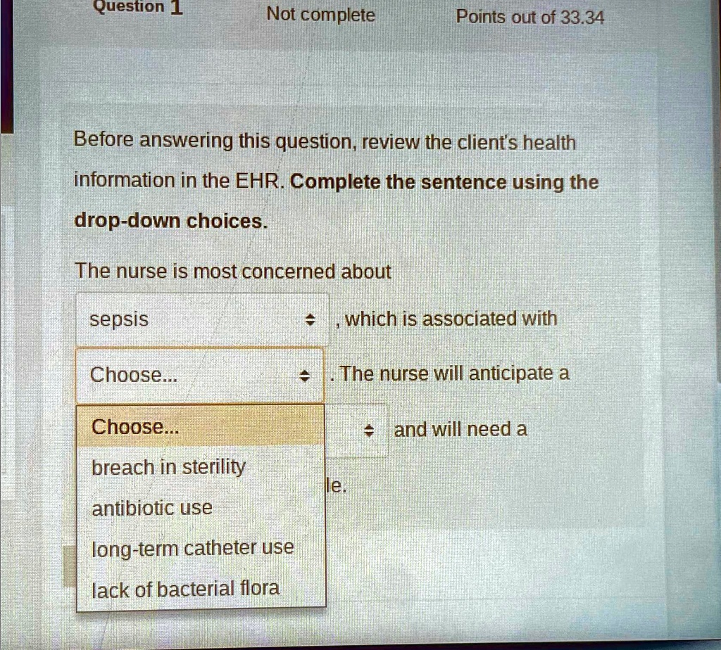 question 1 not complete points out of 3334 before answering this ...