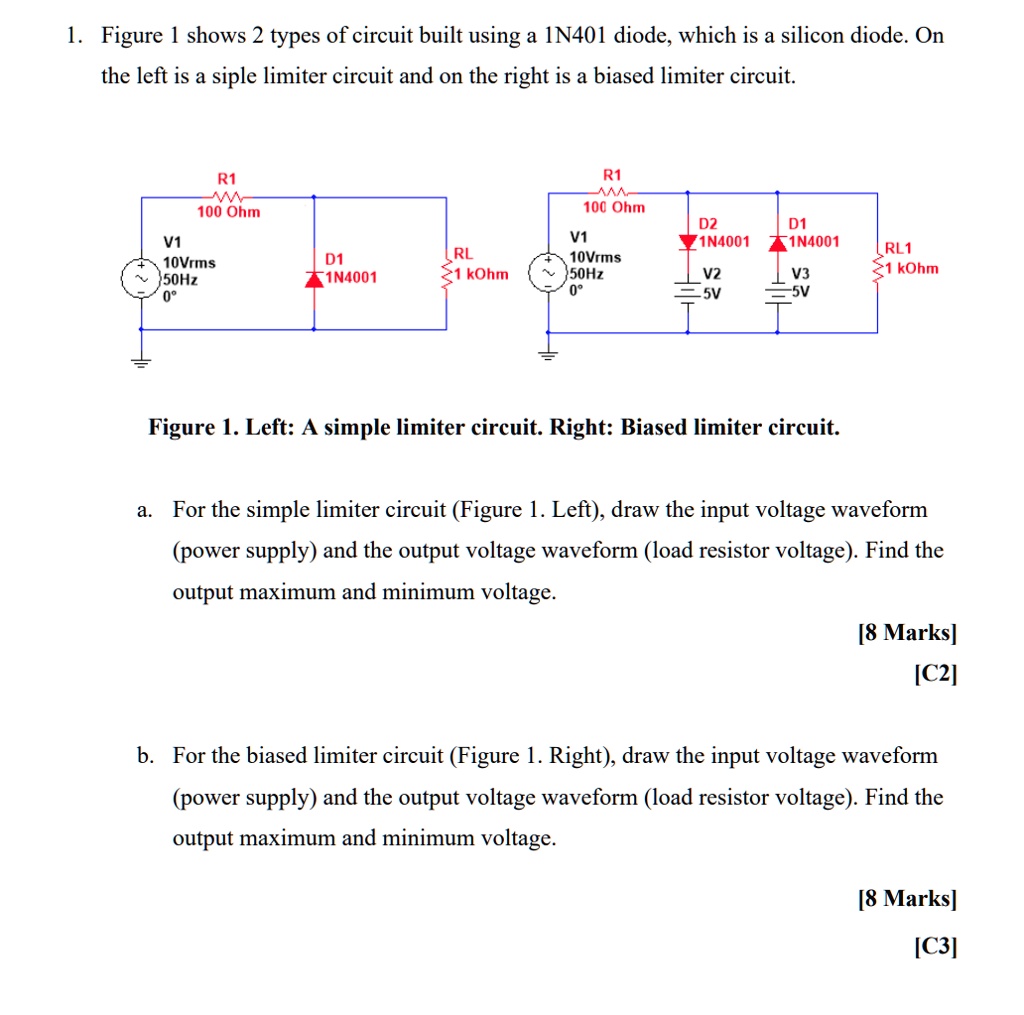 SOLVED: ANALOG ELECTRONICS QUESTION. PLS HELP 1. Figure 1 shows 2 types ...