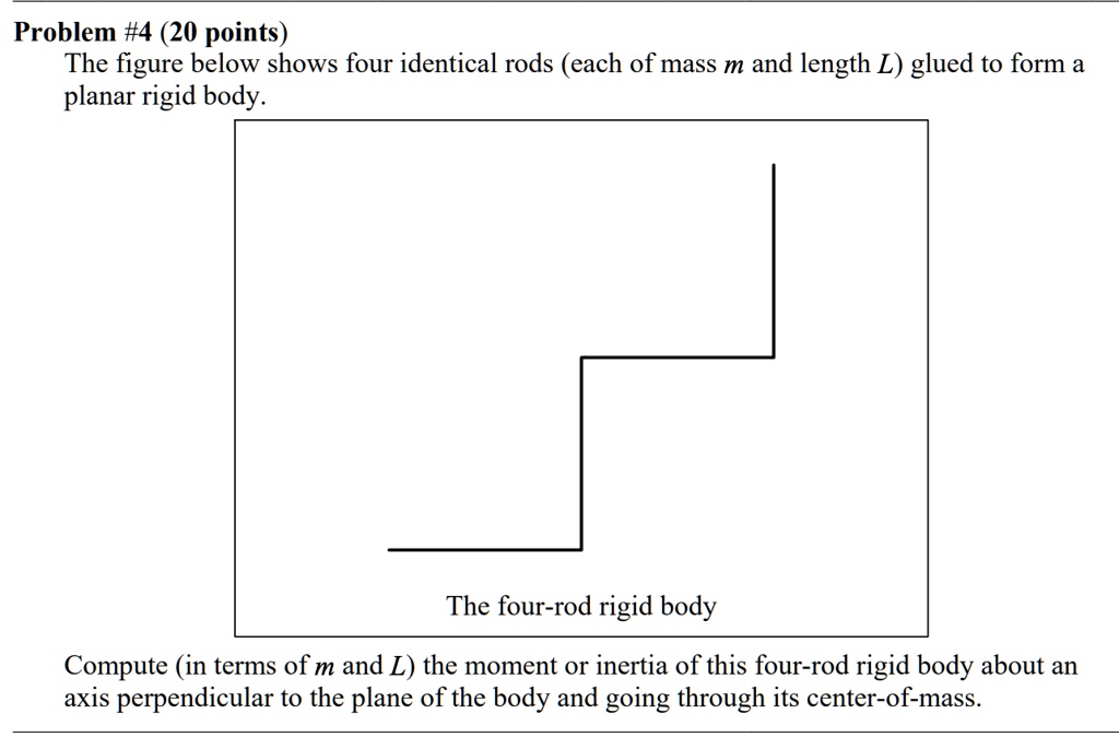 SOLVED: Problem #4 (20 points): The figure below shows four identical ...
