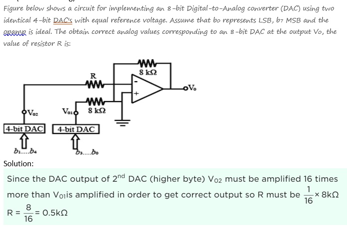 SOLVED: Can you explain how to solve this question? Figure below shows a circuit for ...